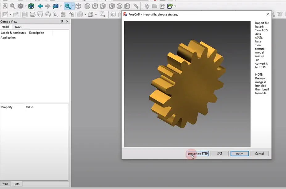 Import Autodesk Inventor Part In FreeCAD Mechnexus