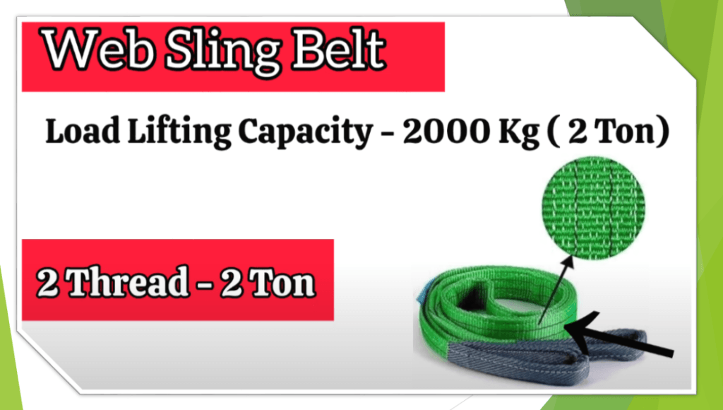 Web Sling Belt Capacity with meaning of Color Code – Mechnexus