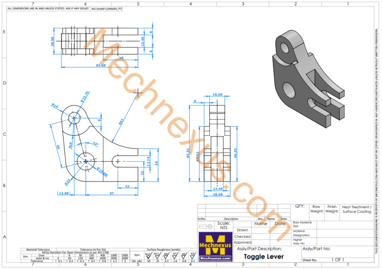 Mechnexus Technical 2D Drawings – Mechnexus
