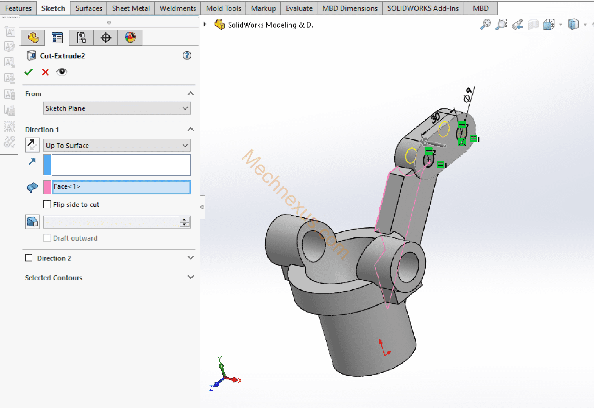 SolidWorks Modeling & Drafting 11 – Mechnexus