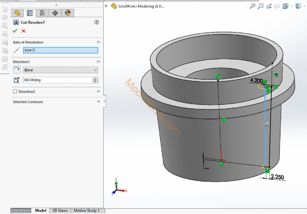 Model Shaft Support in SolidWorks – Mechnexus