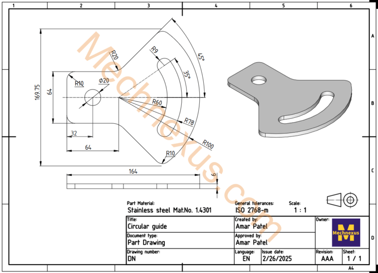 Mechnexus Technical 2D Drawings – Mechnexus