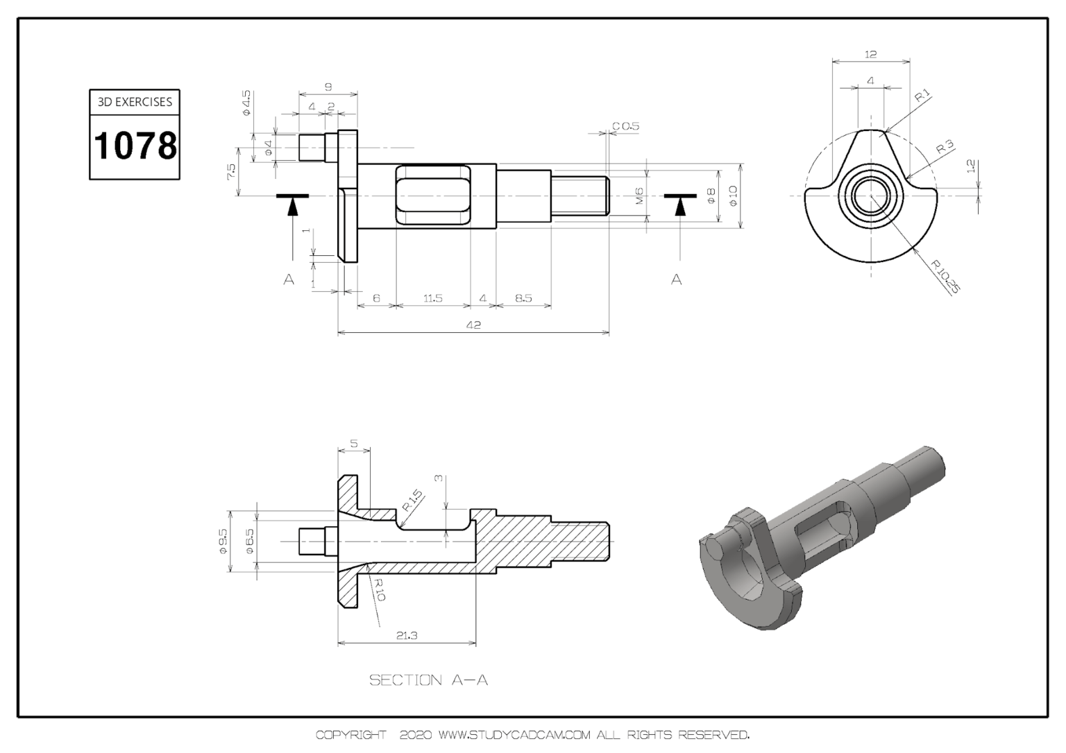 Model Rotor Shaft in FreeCAD (Gallery Serial No.255) – Mechnexus