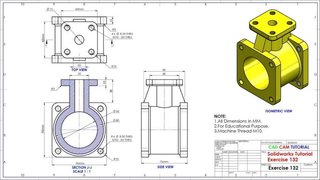 Model Valve Body in FreeCAD (Gallery Serial No. 258) – Mechnexus