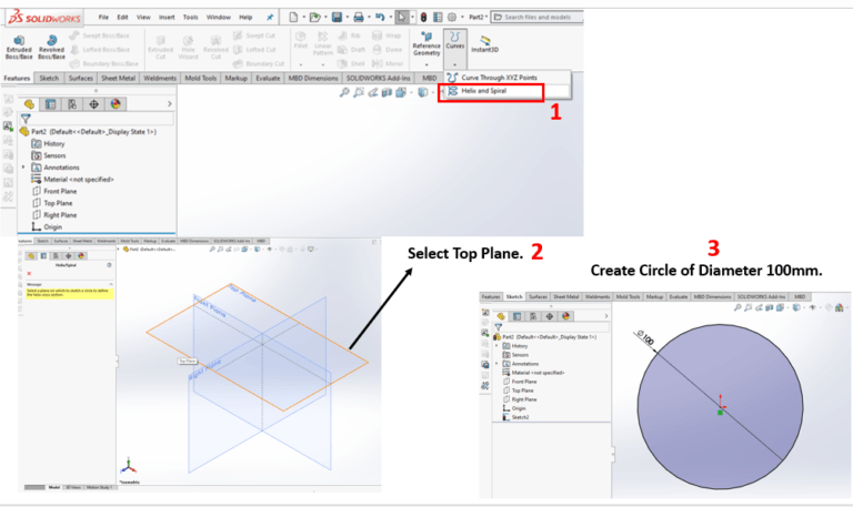 How to use Sweep Features in SolidWorks – Mechnexus