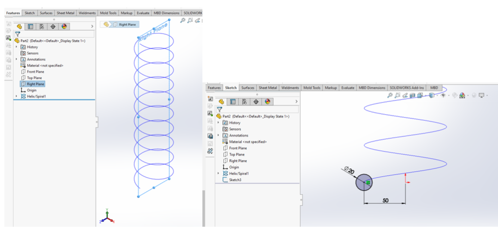 How to use Sweep Features in SolidWorks – Mechnexus