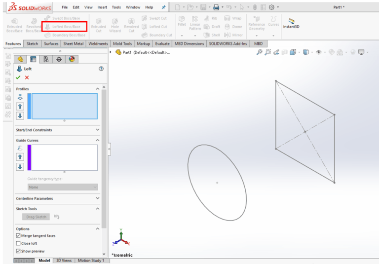 How to Use the Loft Feature in SolidWorks – Mechnexus
