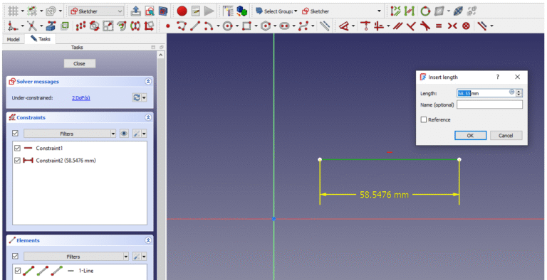 Multiple ways to Edit Constraint in FreeCAD Sketcher Workbench – Mechnexus