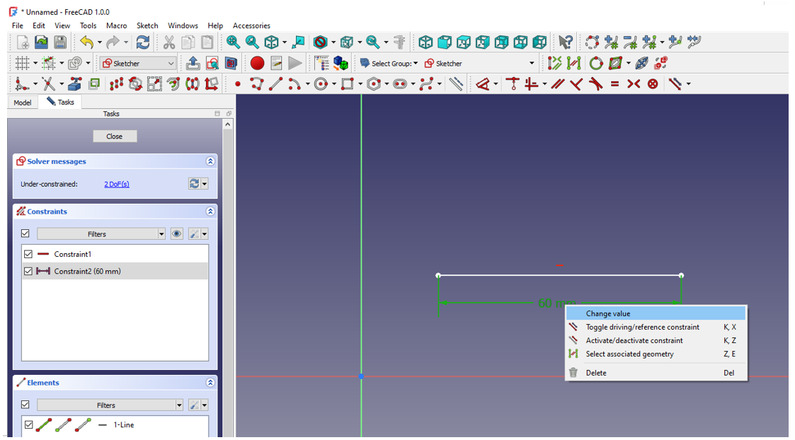 Multiple ways to Edit Constraint in FreeCAD Sketcher Workbench – Mechnexus