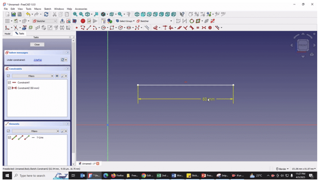 Multiple ways to Edit Constraint in FreeCAD Sketcher Workbench – Mechnexus