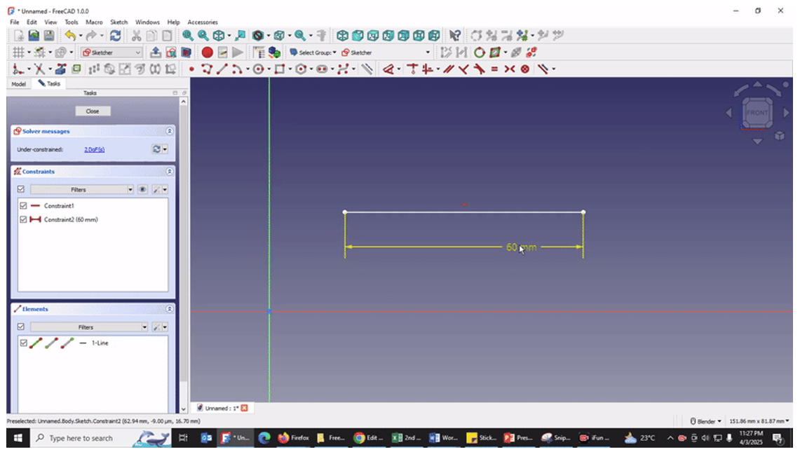 Multiple ways to Edit Constraint in FreeCAD Sketcher Workbench – Mechnexus