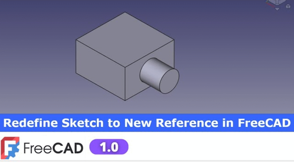 Redefine Sketch to New Reference in FreeCAD – Mechnexus