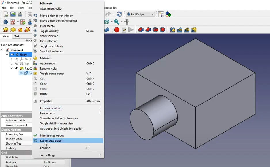 Redefine Sketch to New Reference in FreeCAD – Mechnexus
