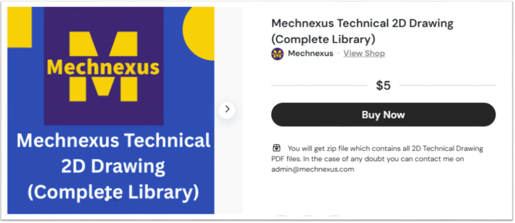 Mechnexus Technical 2D Drawings – Mechnexus