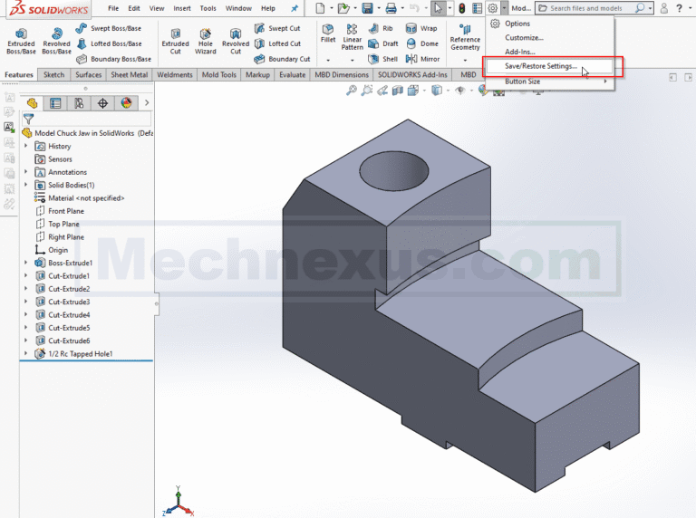 Copy Settings Wizard in SolidWorks – Mechnexus