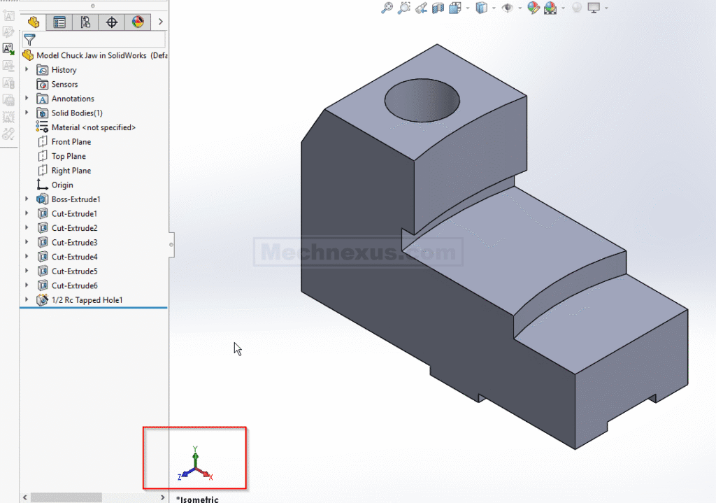 Understand Reference Triad in SolidWorks – Mechnexus