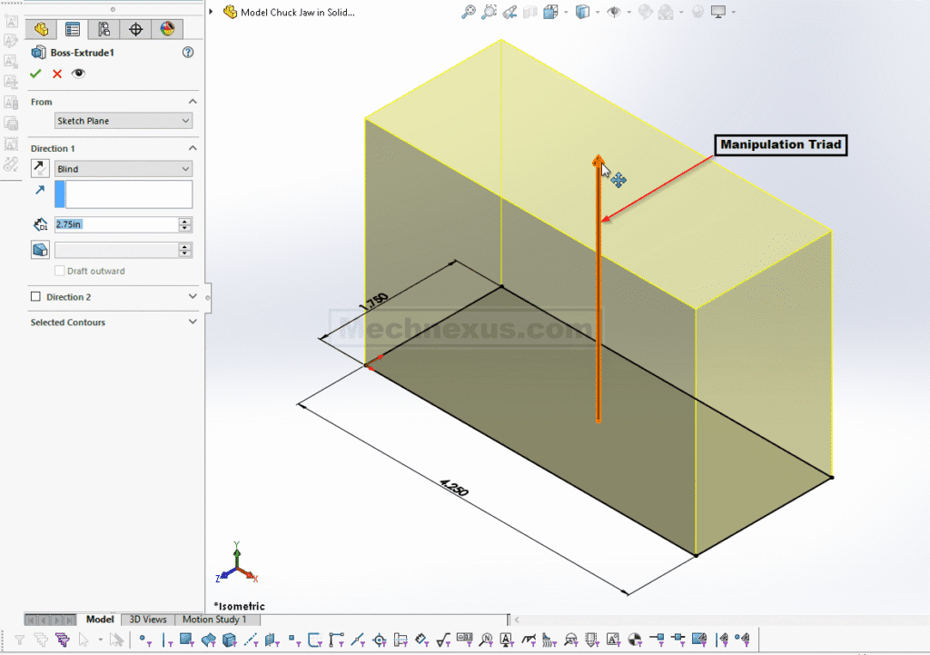 Understand Reference Triad in SolidWorks – Mechnexus