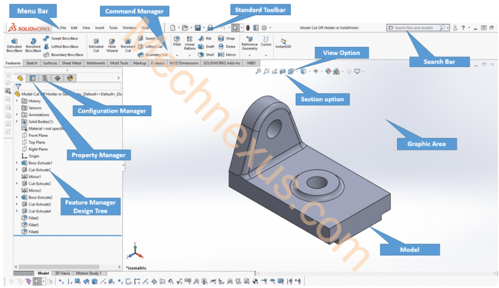 SolidWorks User Interface Overview – Mechnexus