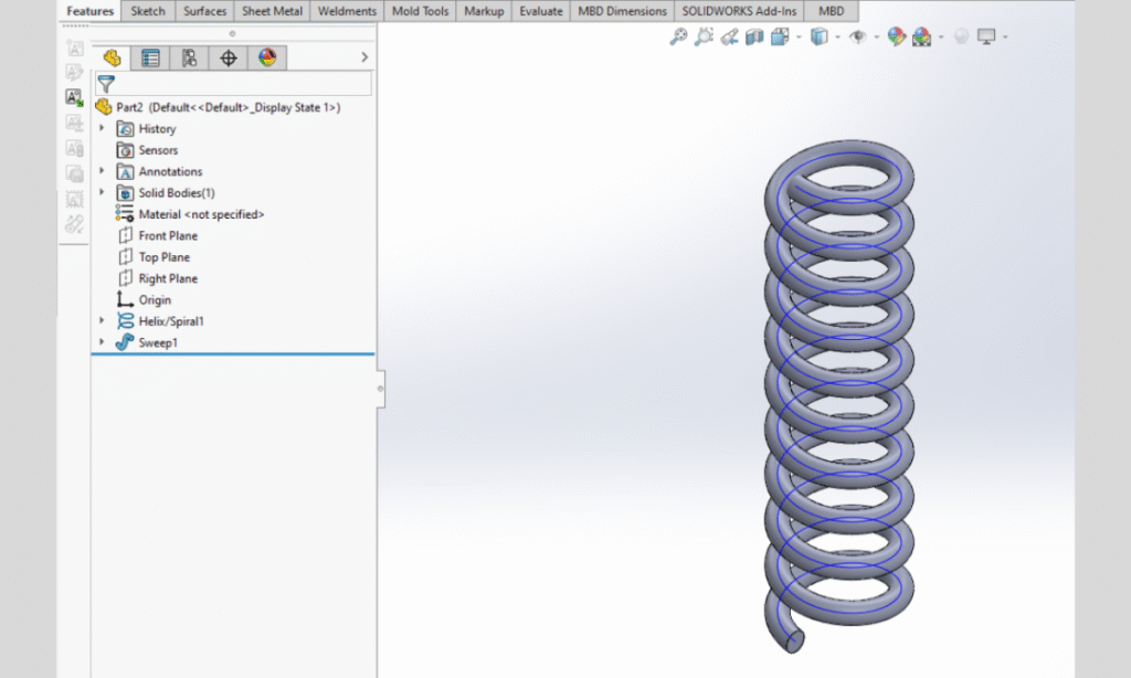 How to use Sweep Features in SolidWorks – Mechnexus