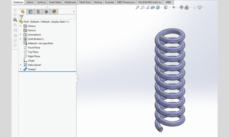 How to use Sweep Features in SolidWorks – Mechnexus