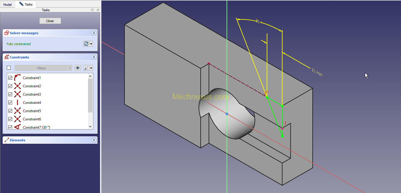 Model Index Slide in FreeCAD : (Gallery Serial No.41) – Mechnexus