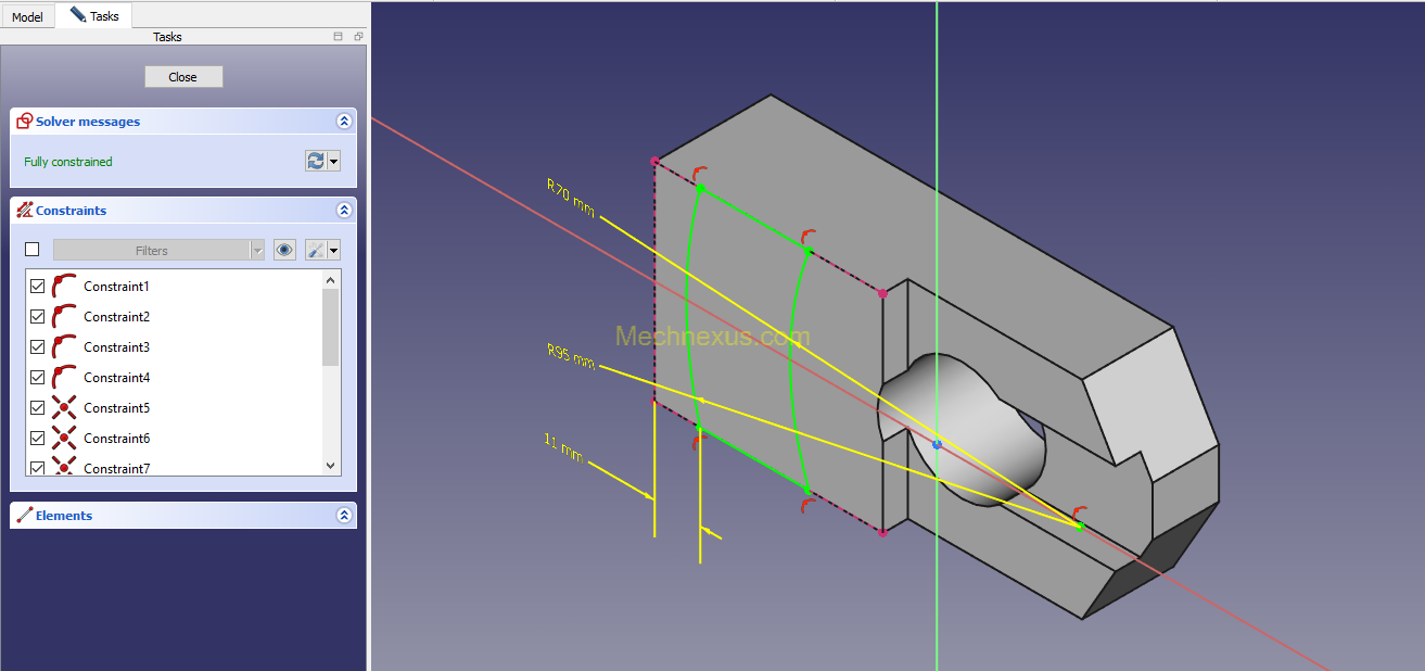 Model Index Slide in FreeCAD : (Gallery Serial No.41) – Mechnexus