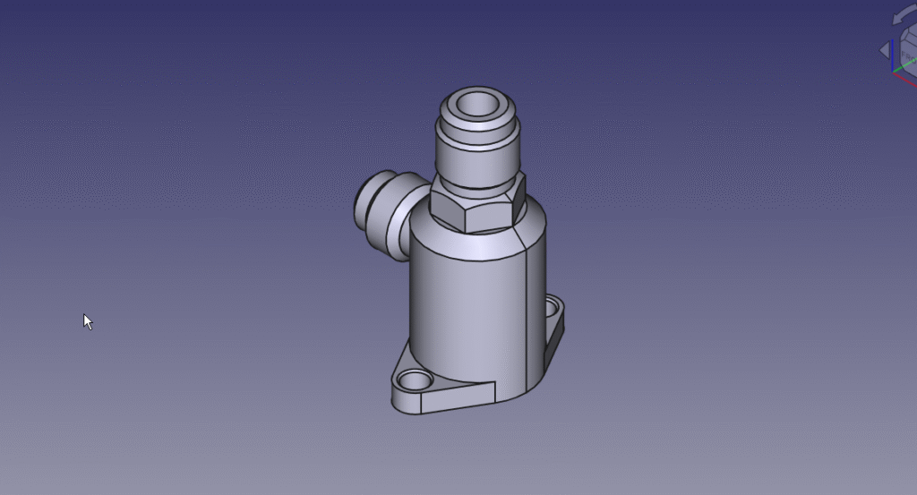Model Pipe Fitting in FreeCAD (Gallery Serial No.78) – Mechnexus