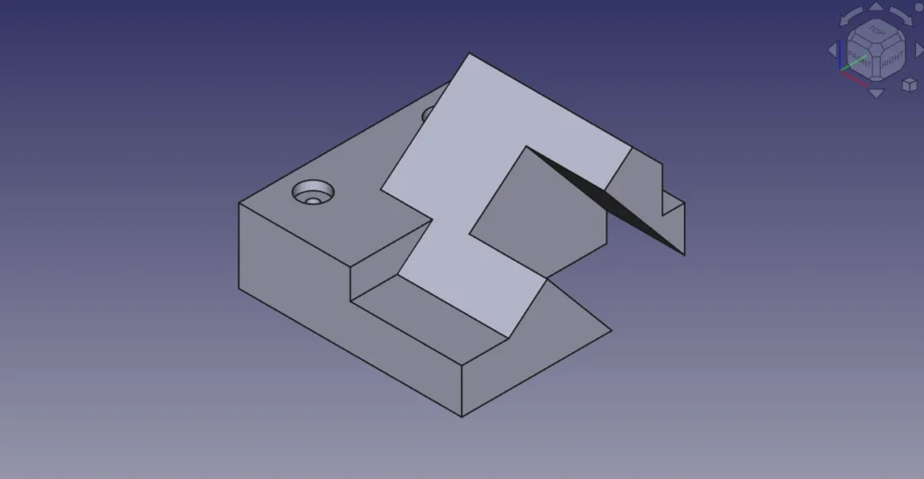 Model Prismatic Part in FreeCAD (Gallery Serial No.198) – Mechnexus