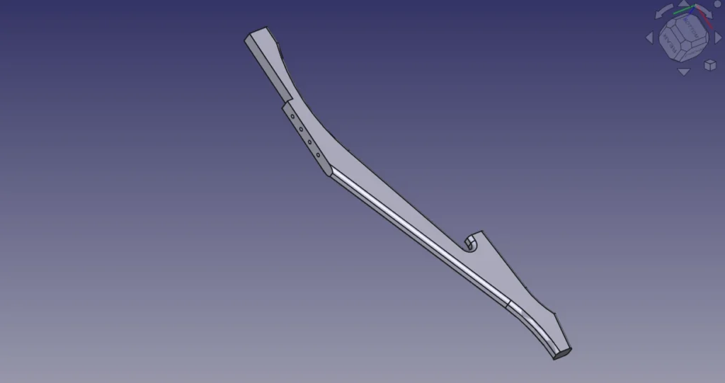 Model Table leg in FreeCAD (Gallery Serial No.225) – Mechnexus