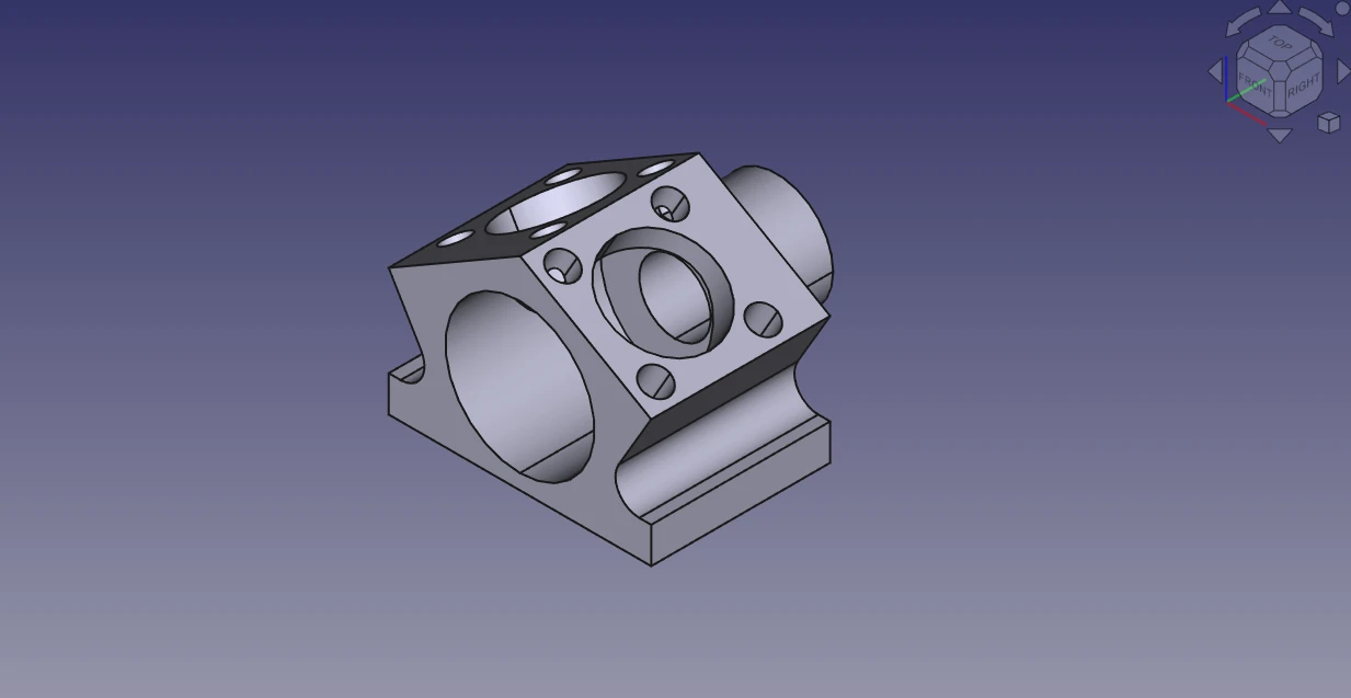 Model Ball Screw Support in FreeCAD (Gallery Serial No.246) – Mechnexus